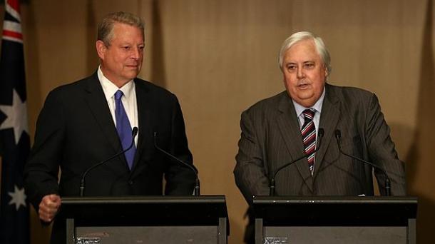 Gore blimey – Al slums it with Clive Palmer… – Australian Climate Madness